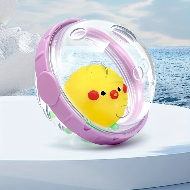 Игрушка для ванны, морская тема, плавающий мяч, рыба-шар, для новорожденных, для мальчиков и девочек, модель 2026