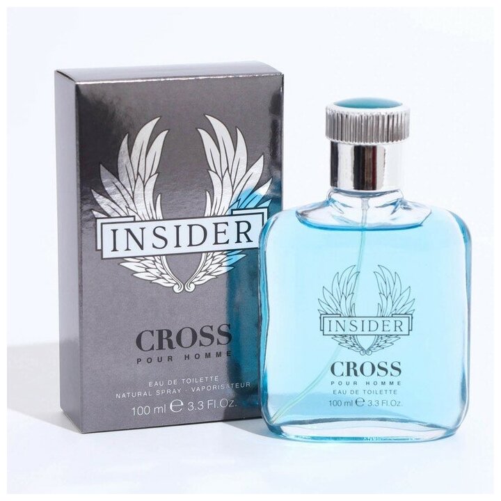 Туалетная вода мужская Cross Insider, 100 мл (по мотивам Invictus)
