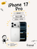 Смартфон Apple iPhone 17 pro 512gb eSIM + eSIM Silver/серебристый