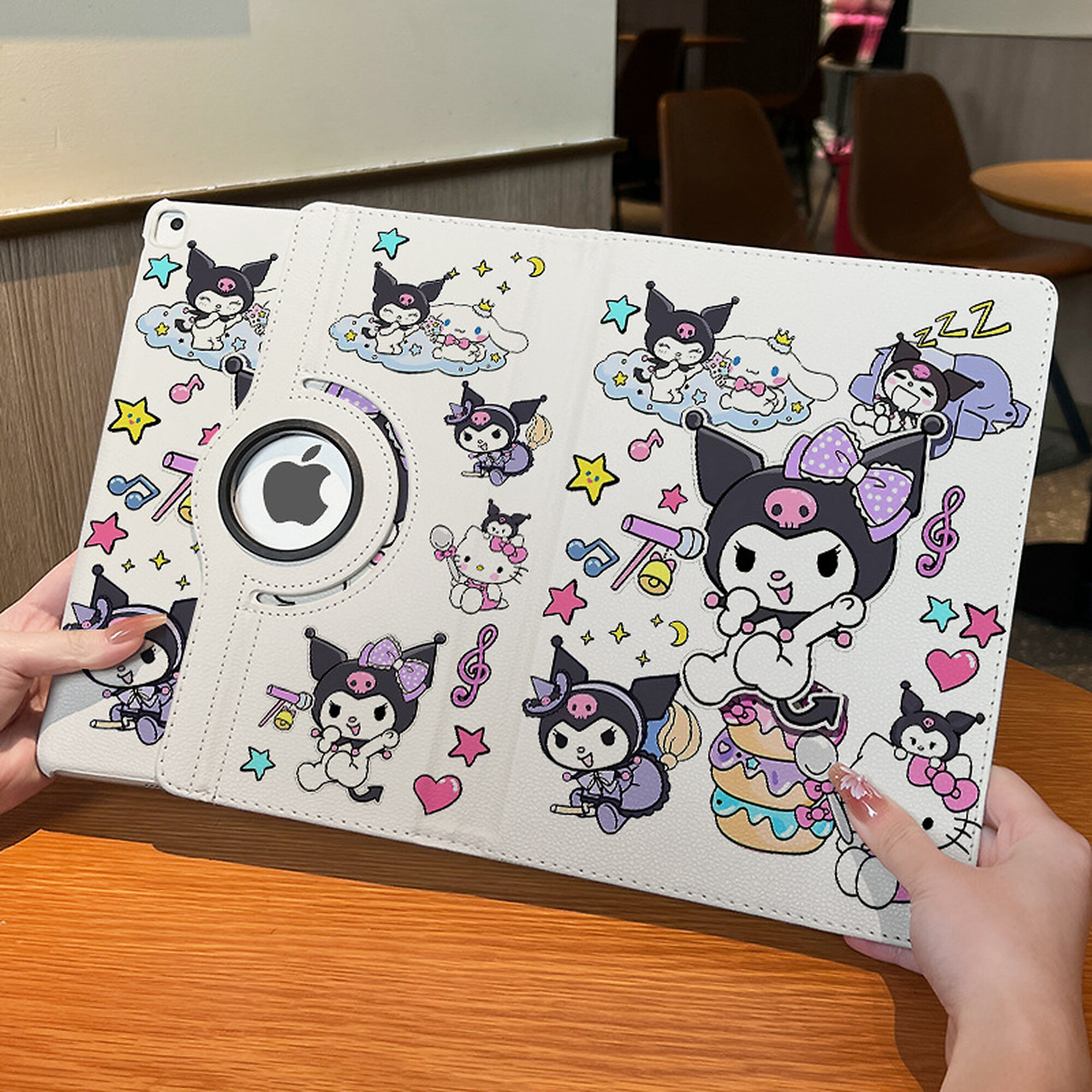 Чехол для iPad mini 6, кожаный, магнитный, противоударный, с вырезом для камеры
