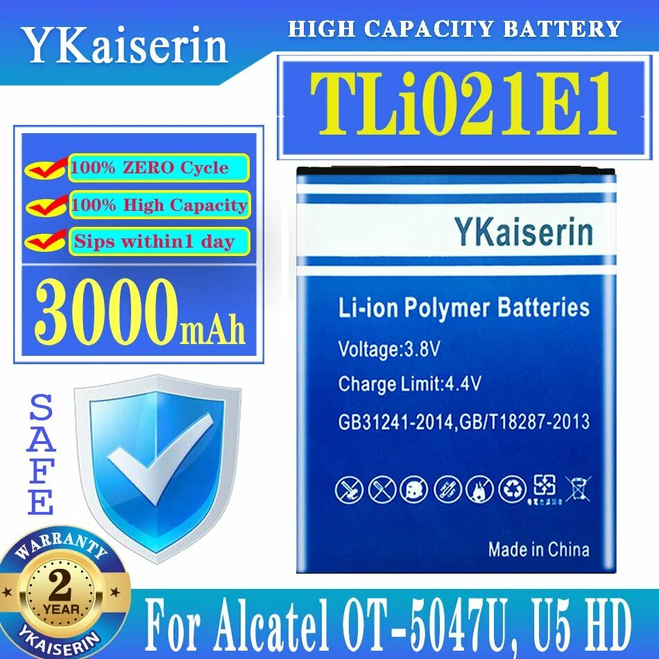 Аккумуляторы для мобильных телефонов Alcatel OT-5047U U5 HD