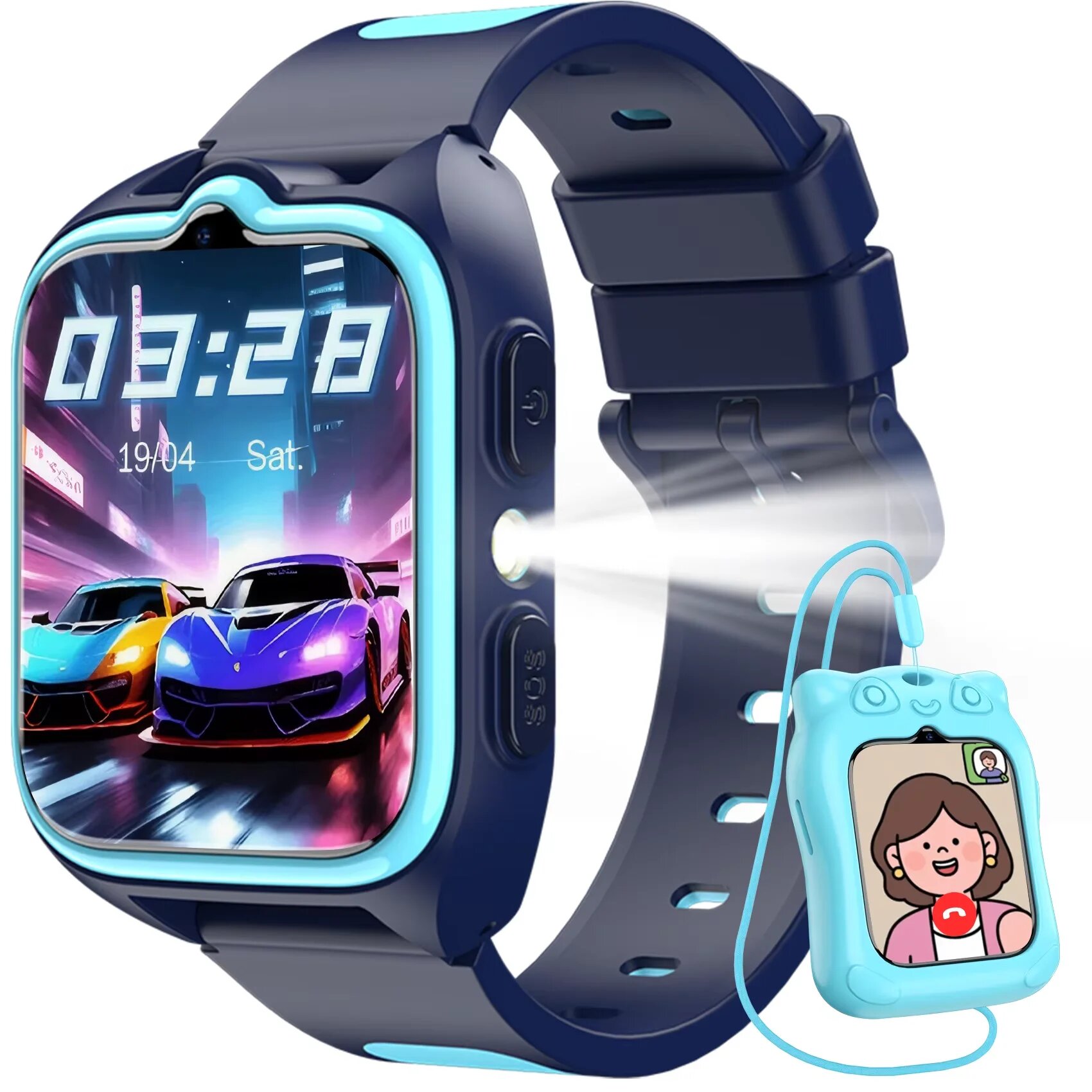 Детские умные часы Blackview Z30 4G Blue