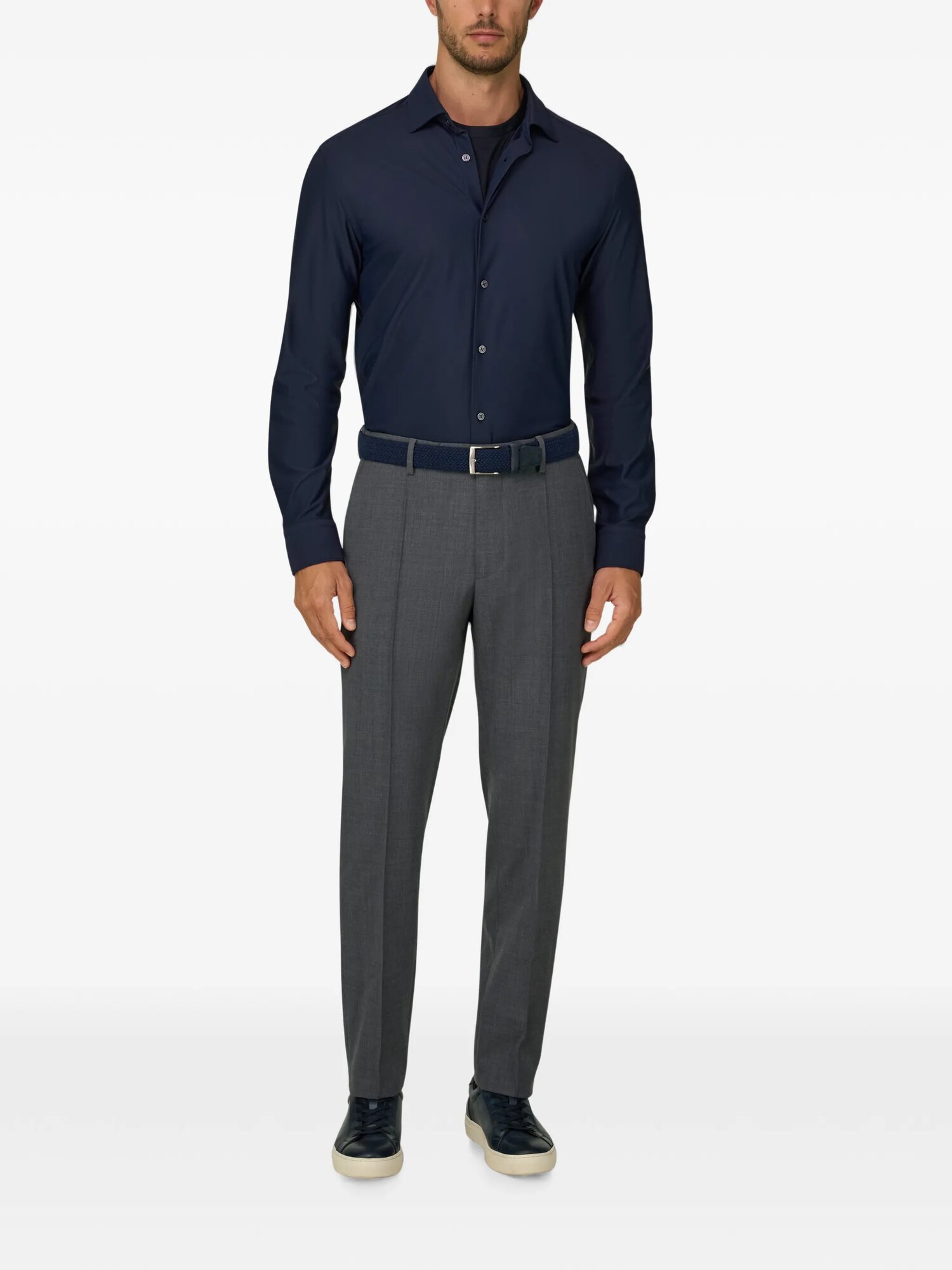 Брюки Boggi Milano Trousers in technical wool, размер 48 — фото 1