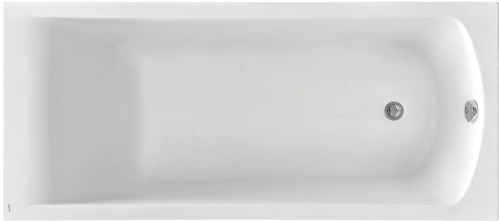 Акриловая ванна Santek Фиджи 1WH501706 180x80, с каркасом, пристенная, белая, глянцевая, со сливом-переливом, прямоугольная