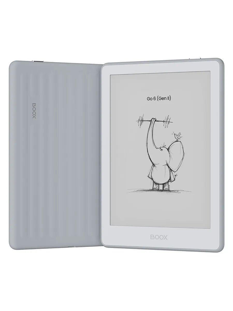 Электронная книга ONYX BOOX GO 6 GEN II (Carta 1300, Moon Light 2, Wi-Fi 5, BT, 32 ГБ, Android 11) Серый