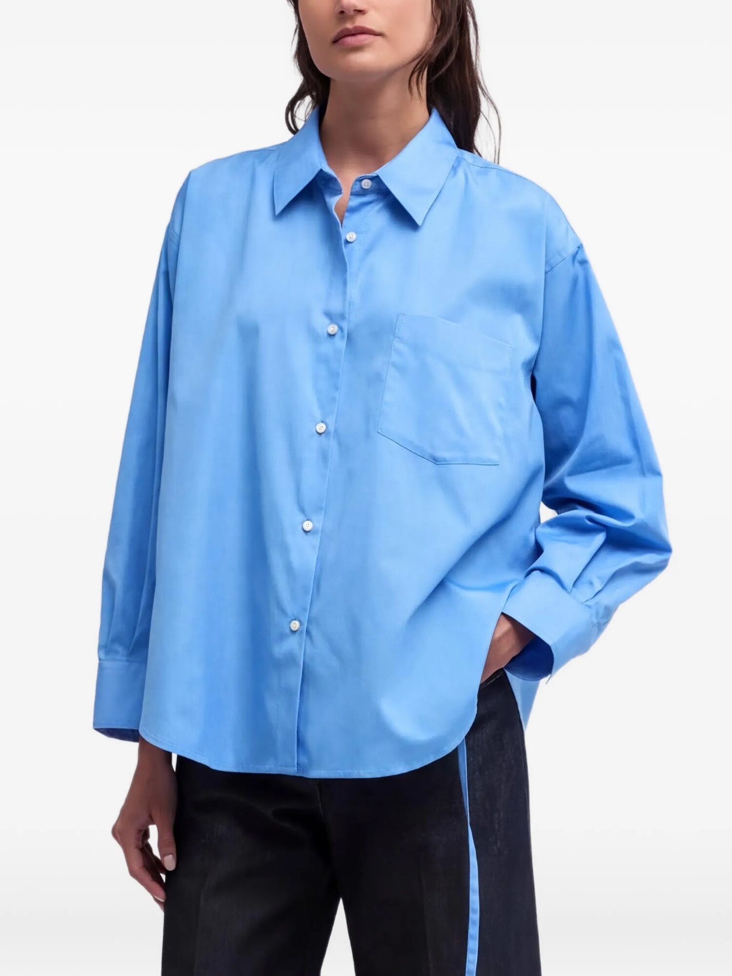 Рубашка Curved-hem shirt