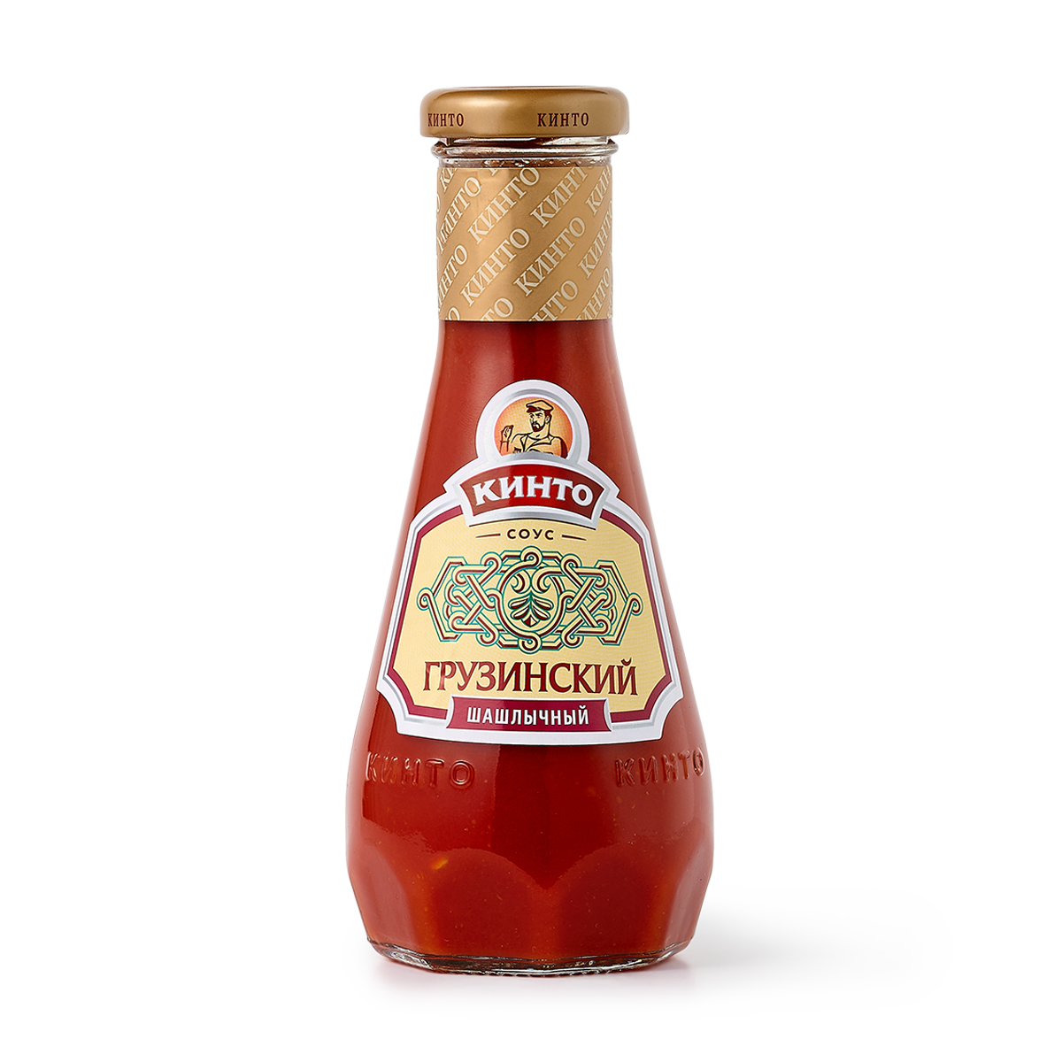 Соус Кинто "Шашлычный", томатный, умеренно острый, для вегетарианцев, 305 г