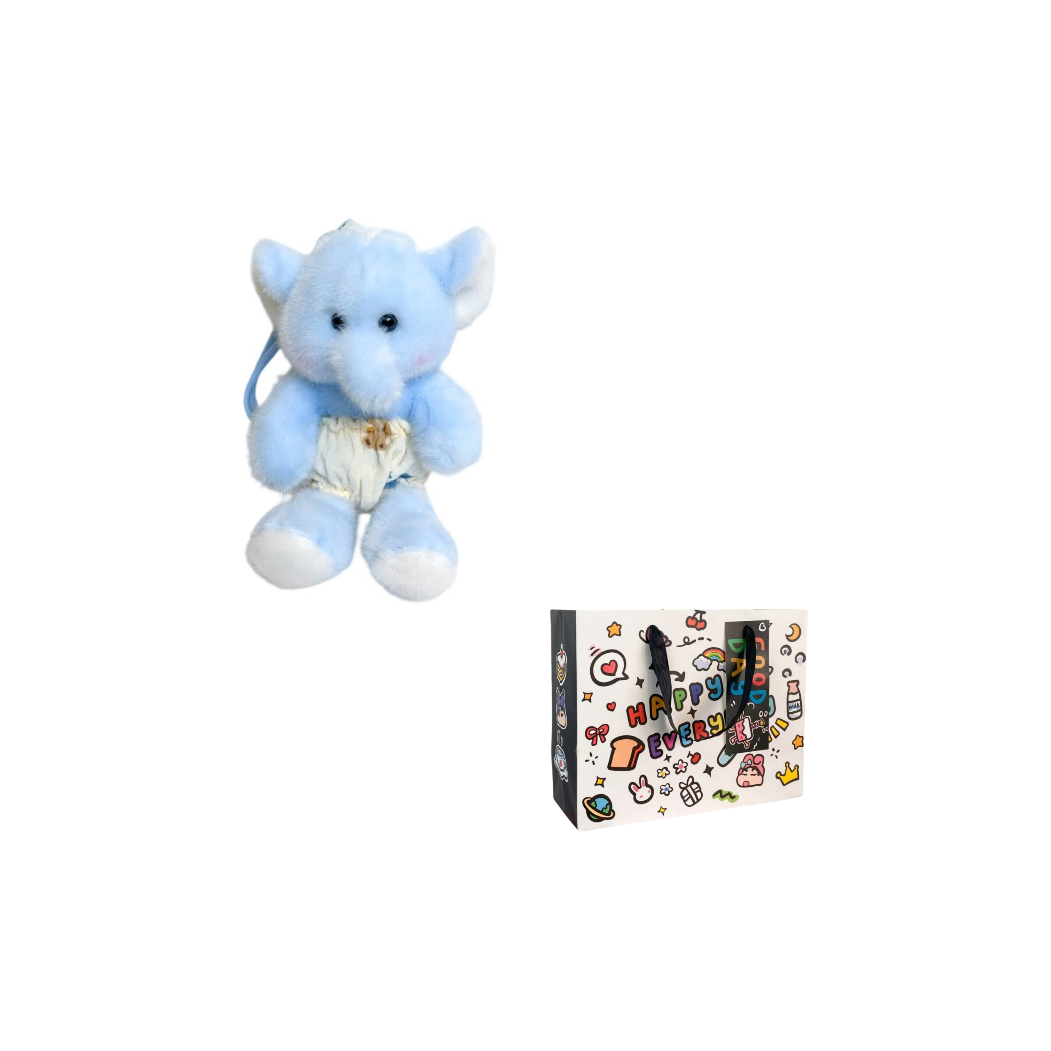 CHONGRONGLIANYU Креативный Animal Charm Для сопровождения Плюшевые брелки 18 см Высота 18cm