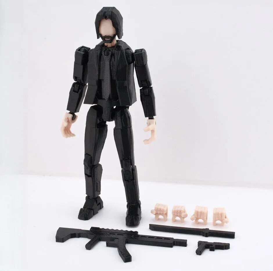 Фигурка Keanu Li, ABS пластик, Китай, 14 см, многосуставная артикуляция