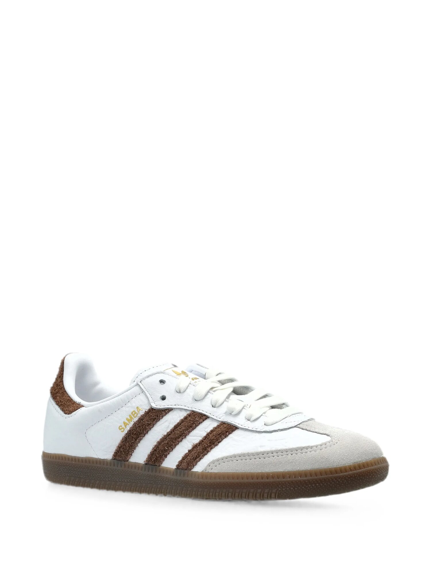 Кроссовки adidas Samba OG, размер 5 US, бежевый/белый — фото 1