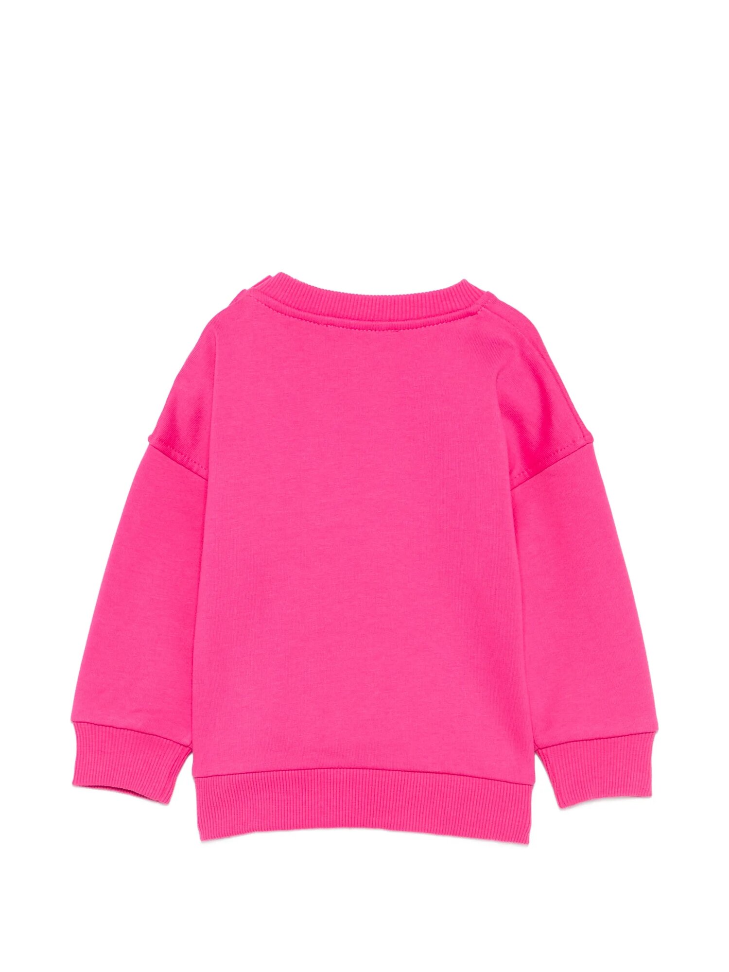 Толстовка MOSCHINO Logo-print sweatshirt, размер 3 года, coral pink — фото 1