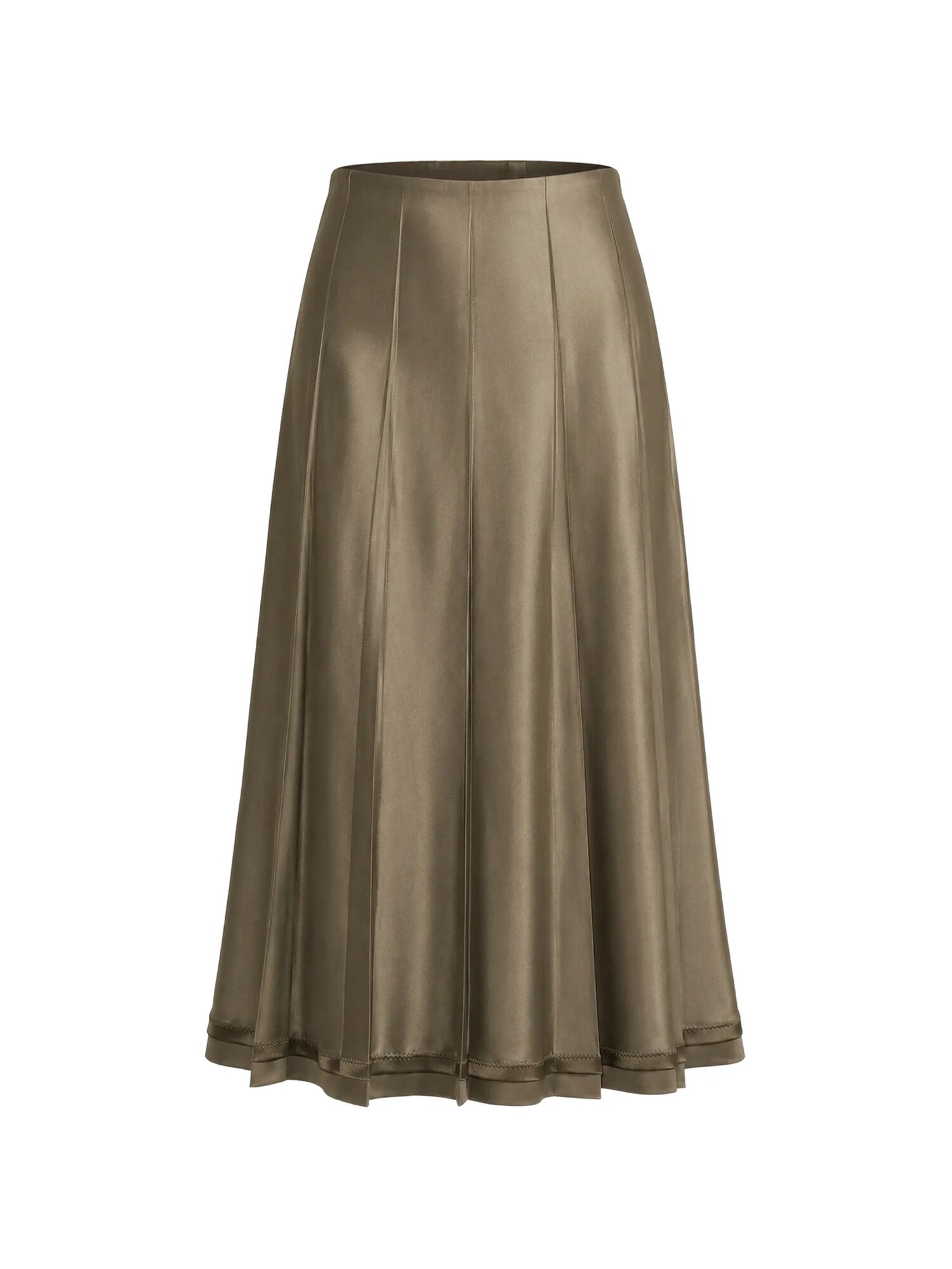 Юбка Pleated satin skirt