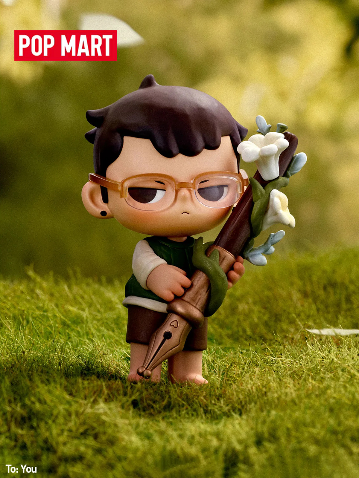 Коллекционная фигурка Pop Mart KUBO Love, Still Series Figures-To: You，1 шт