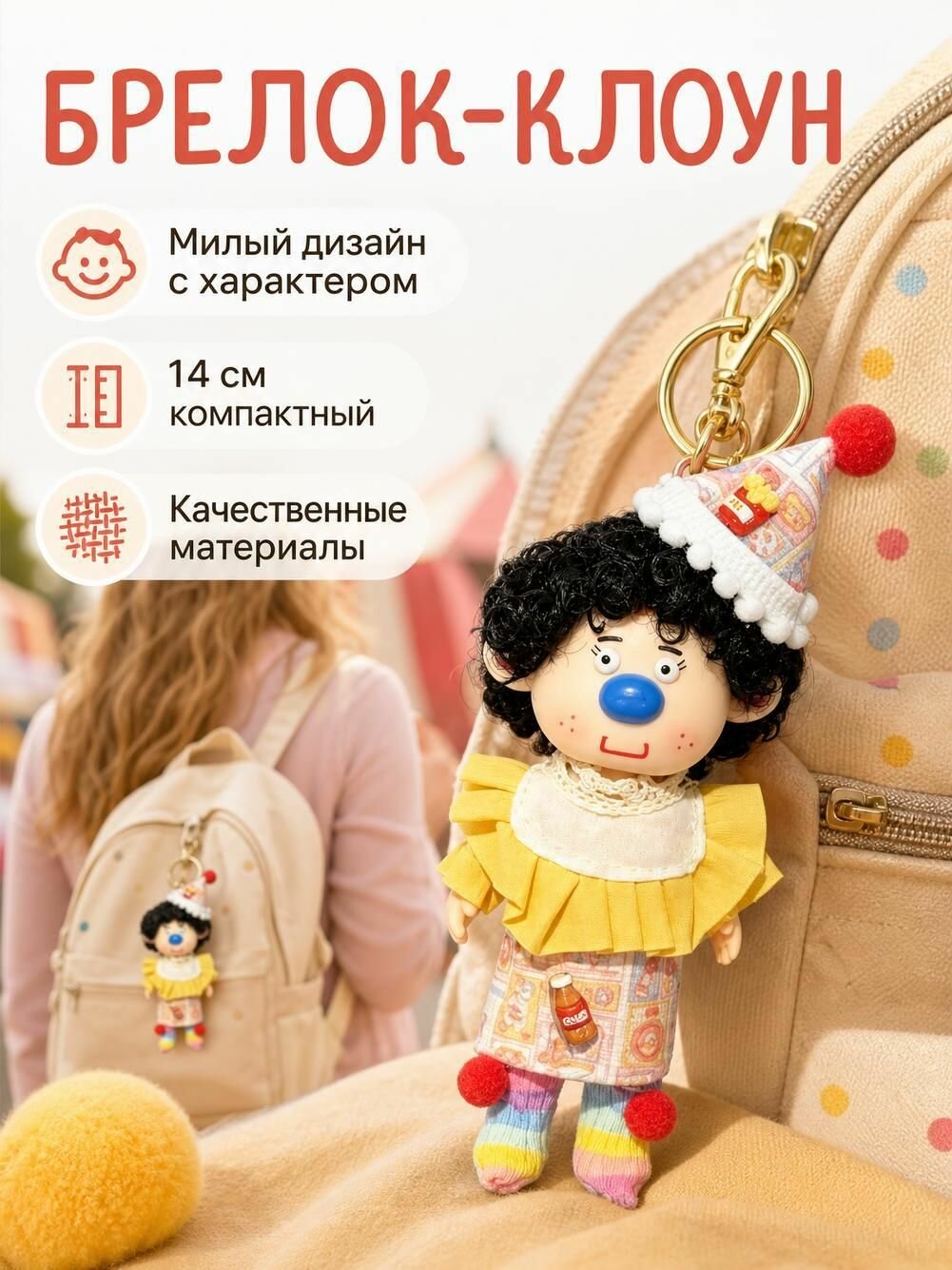 14-сантиметровая кукла-картошка, серия цирковых клоунов