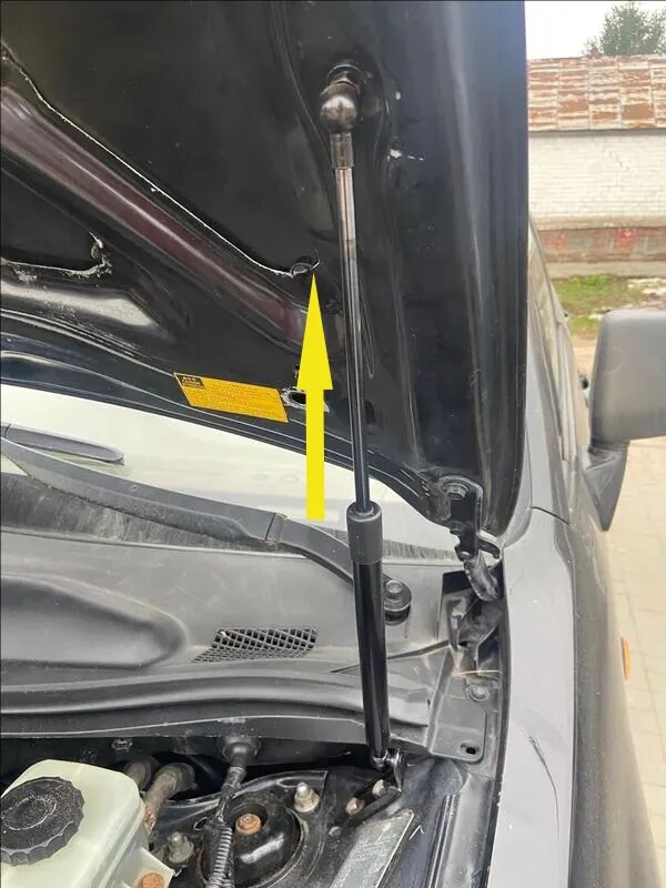Газовые упоры капота для Toyota Harrier (XU10) Lexus RX (XU10) 1998-2003 "Амортизаторы" Тойота Харриер & Лексус РХ XU10 2 шт