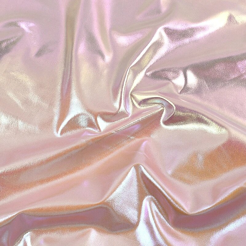 Эластичная ткань с блестками Meetee 45/90*145 см 45x145cm, Розовый, Pink