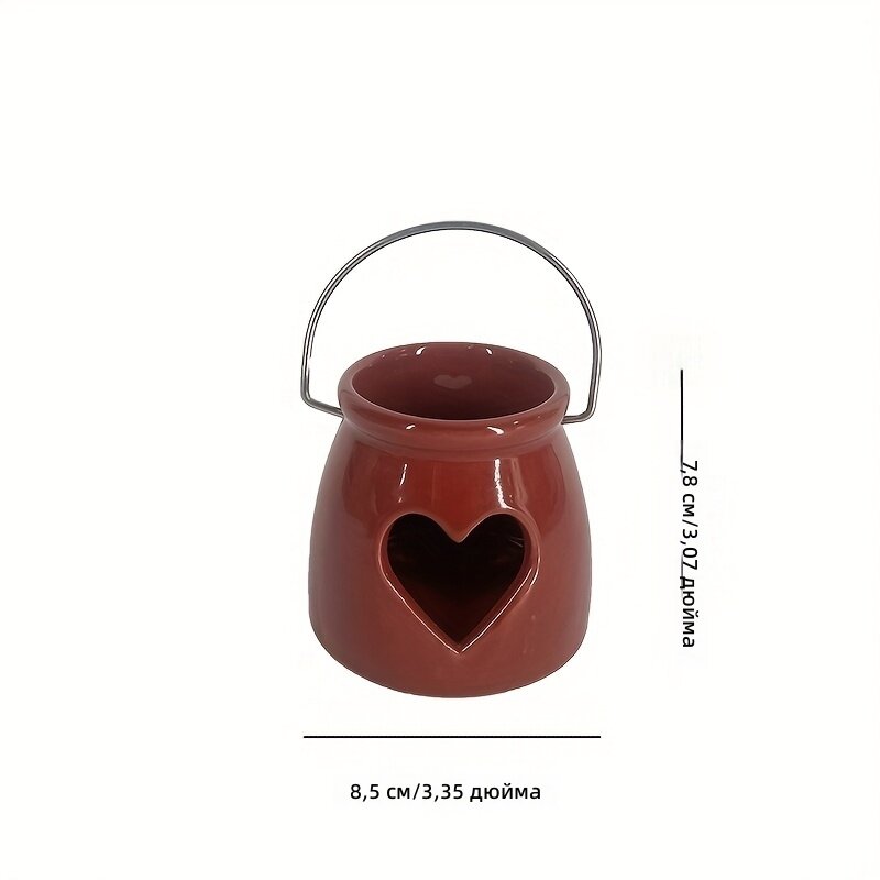 Декоративный керамический фонарь Love Lantern для свечей, создающий праздничную атмосферу