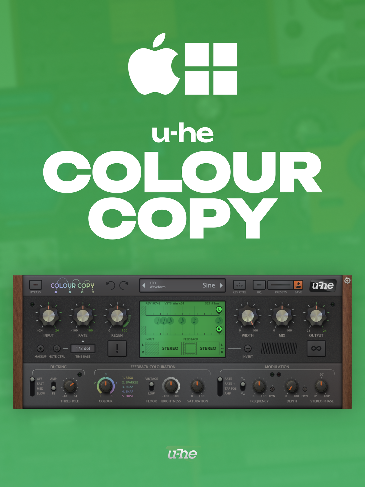 U-he Colour Copy (лицензионная активация, бессрочно) для macOS & Windows