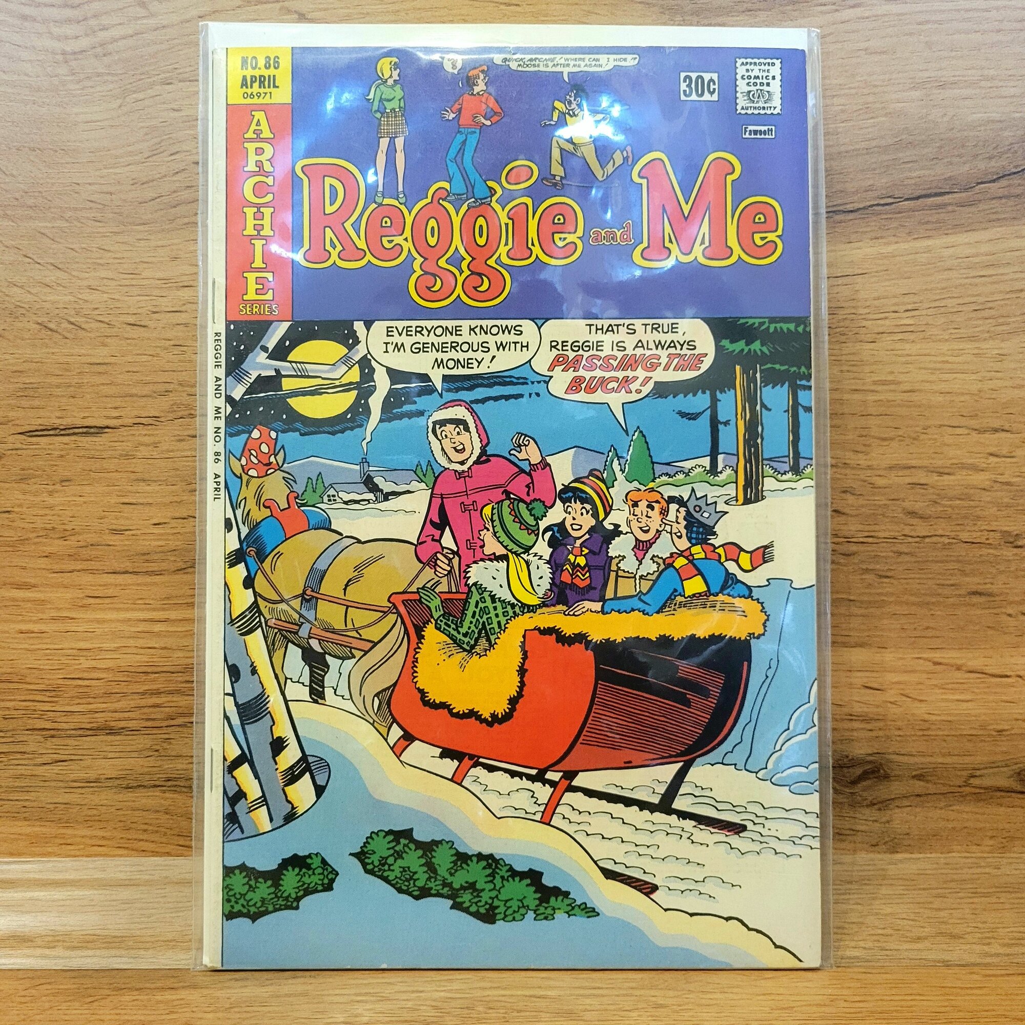 Раритетный Комикс Archie Reggie And Me #86. 1978 Год. Комикс (сингл) на английском языке