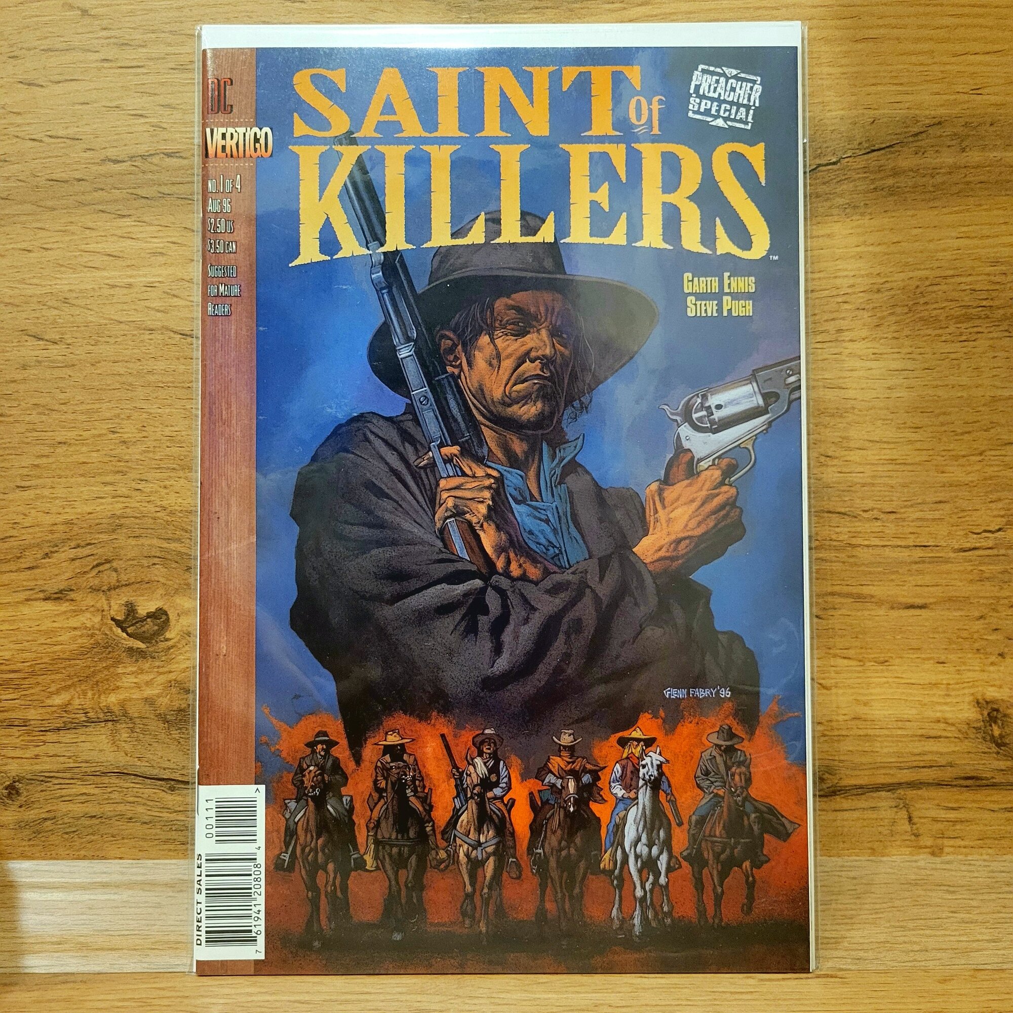 Ретро Комикс Saint Killers #1. 1996 Год. Комикс (сингл) на английском языке