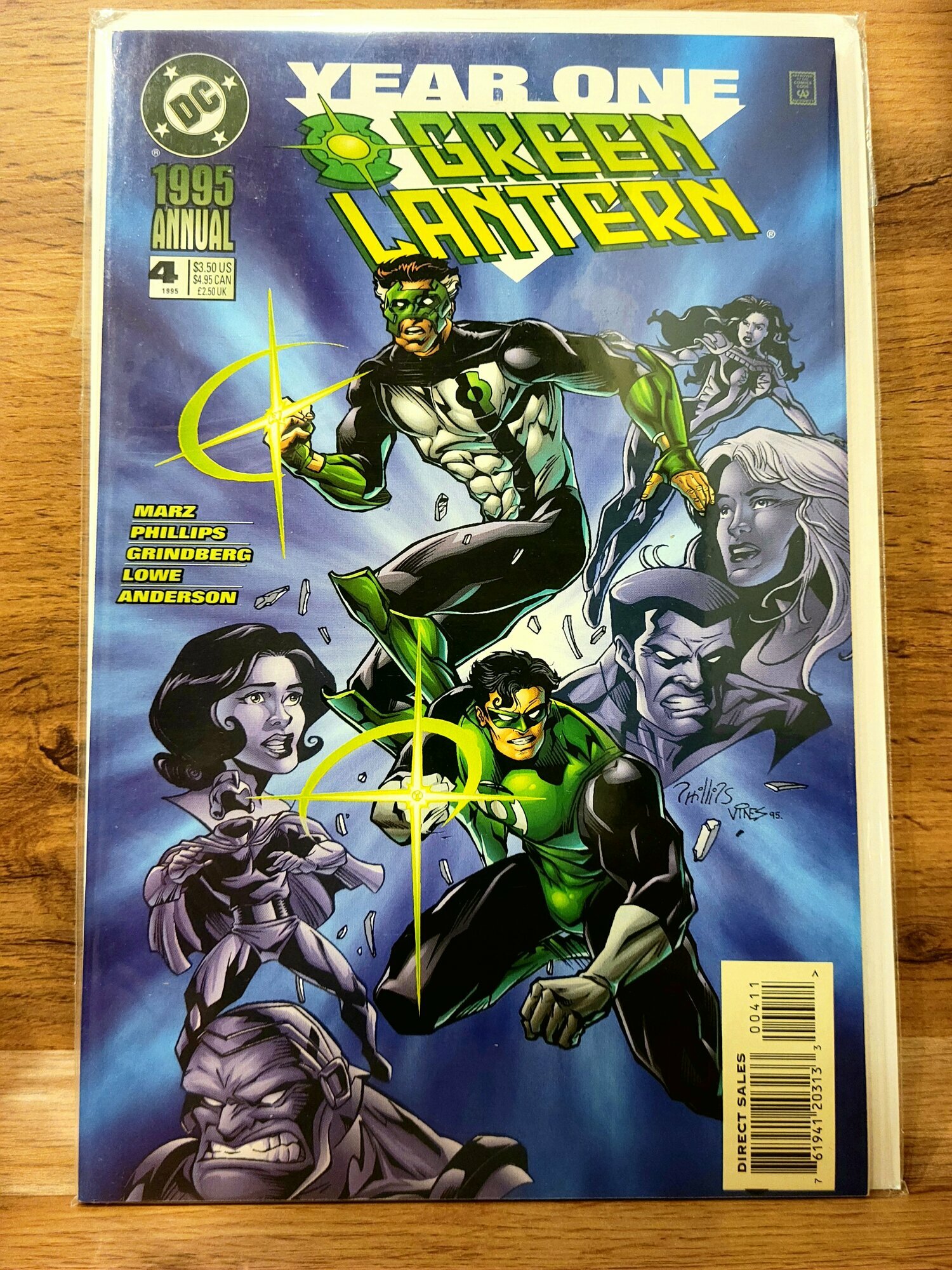 Ретро Комикс Green Lantern #4. 1995 Год. Оригинал!
