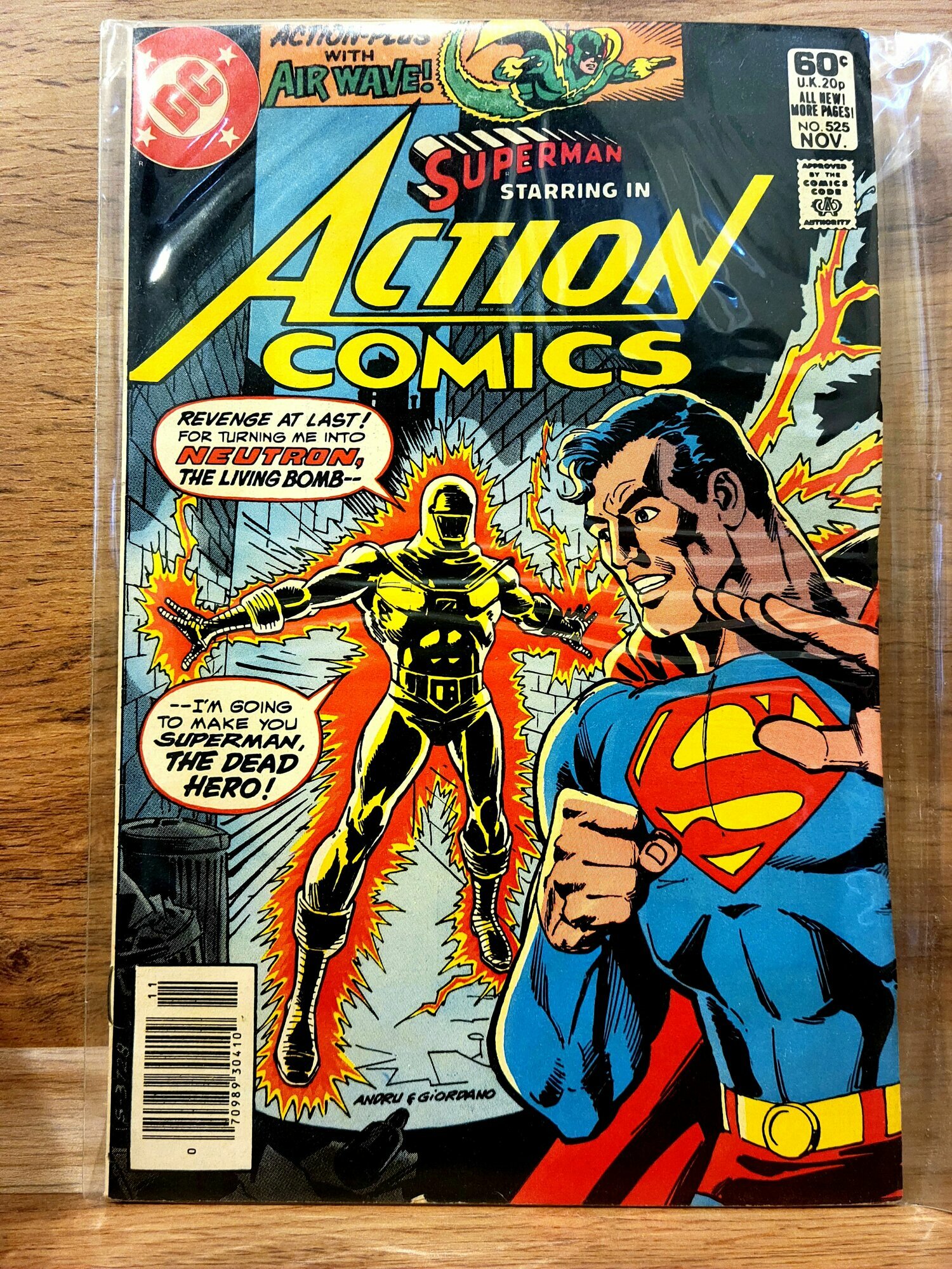 Ретро Комикс Action Comics #525. 1983 Год.