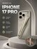 Силиконовый чехол на iPhone 17 Pro с блеском для губ