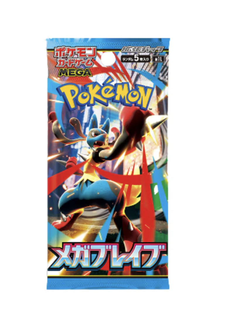 Бустер карточек Pokemon Mega Brave M1L на Японском