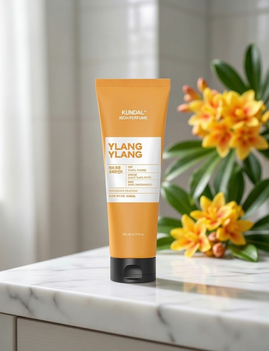 KUNDAL Кондиционер для волос Иланг-иланг Ylang Ylang Rich Perfume Treatment, 200 мл.