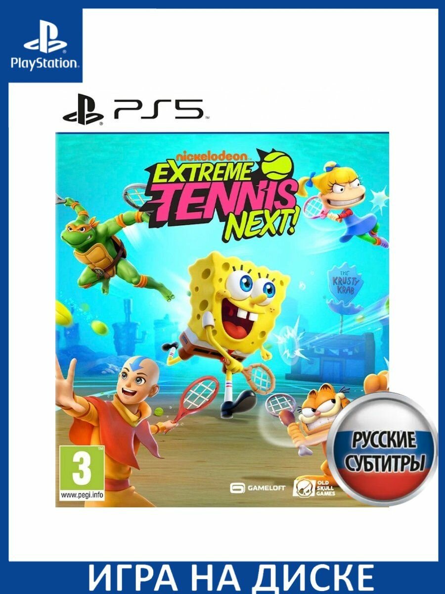Игра Nickelodeon Extreme Tennis: Next! PS5 Русская Версия Диск на PlayStation 5
