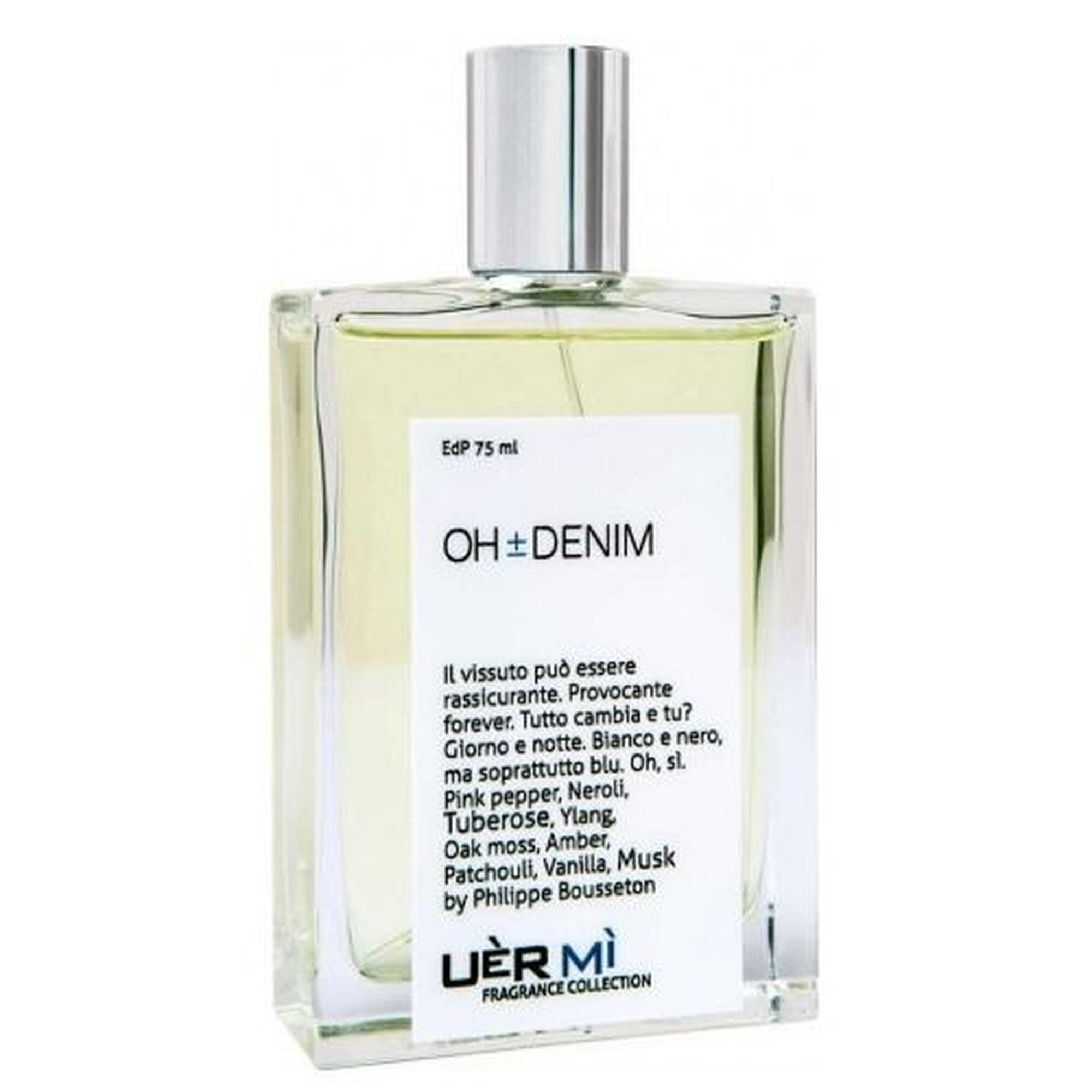 Парфюмерная вода Uer Mi OH±Denim, унисекс, цветочные/шипровые ароматы, 75 ml