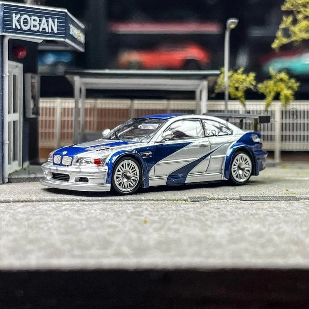 DCM 1:64 BMW M3 GTR E46 NFS Легковая модель автомобиля