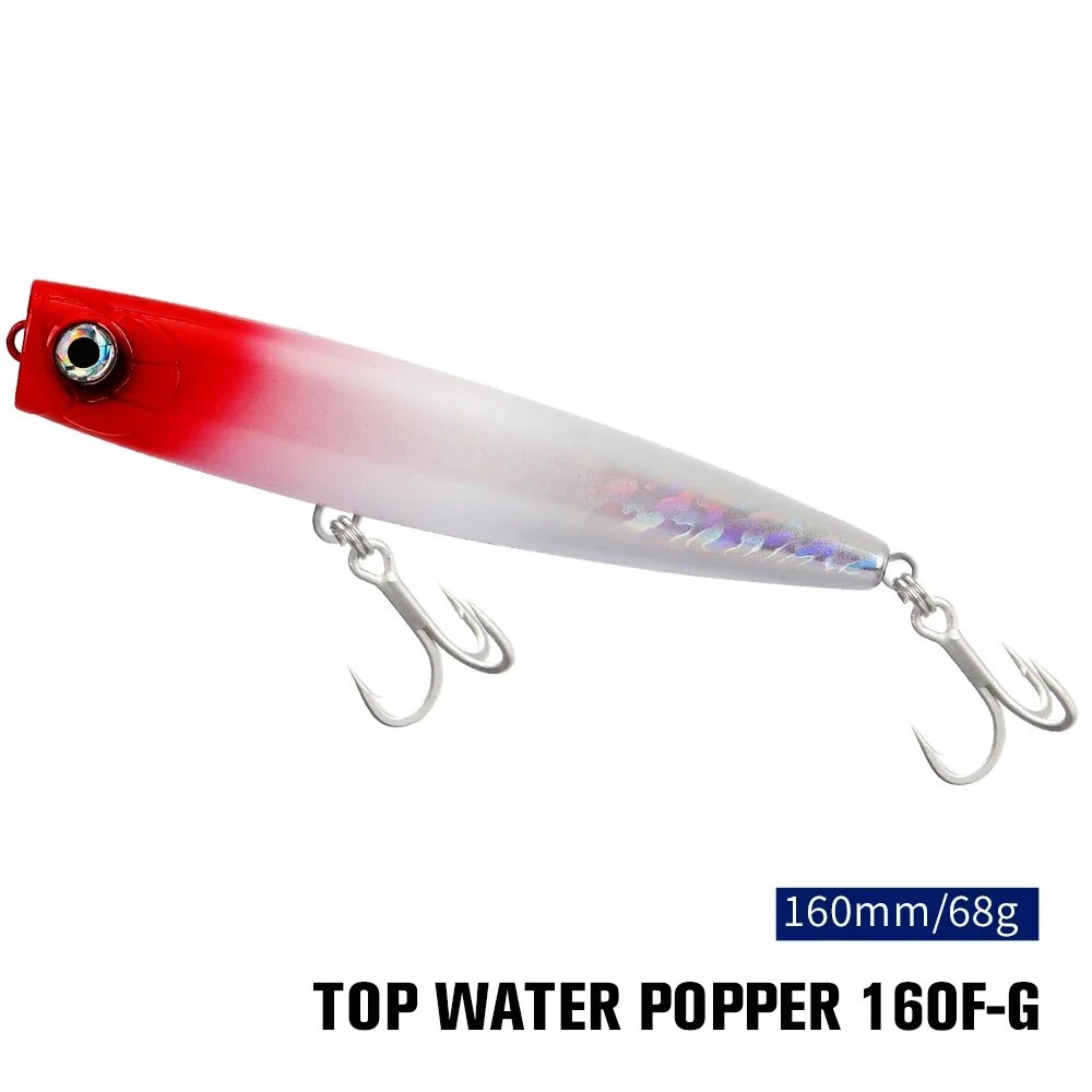 TSURINOYA Ocean Fishing Topwater Popper 160F