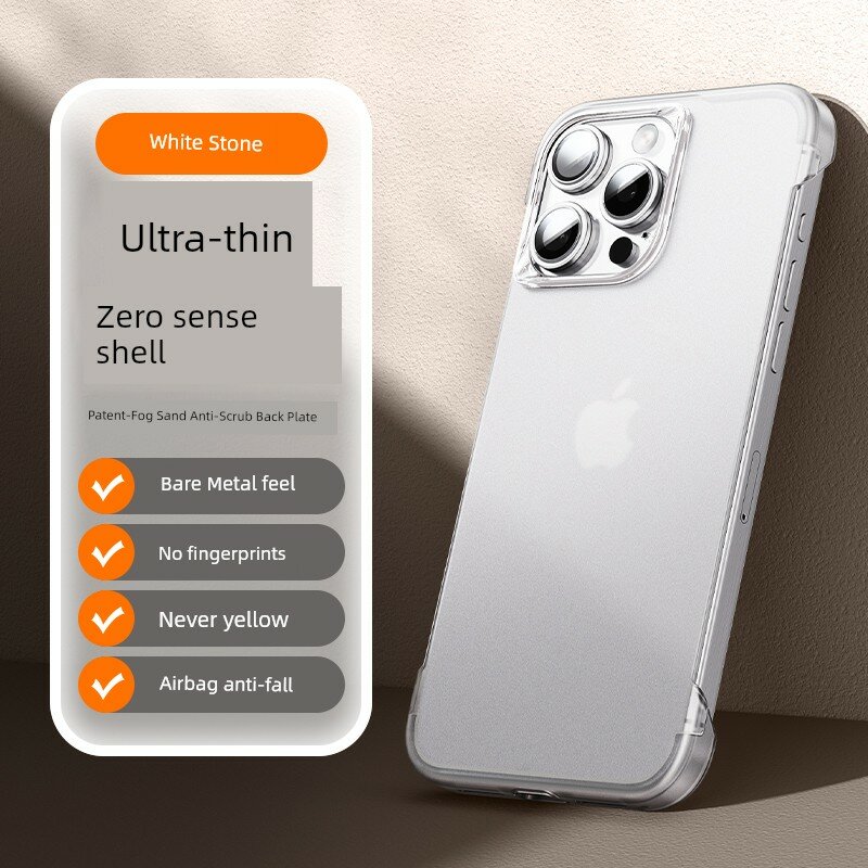 Чехол для iPhone 16 Pro Max с матовой текстурой в цвете Белый Мел с антипригарной поверхностью, премиум-защита