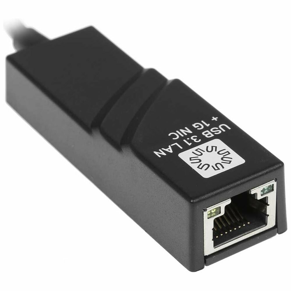Сетевая карта USB3.1 TYPE-C, RJ45 5bites 1гигабит, 10см UA3C-45-07BK — фото 1