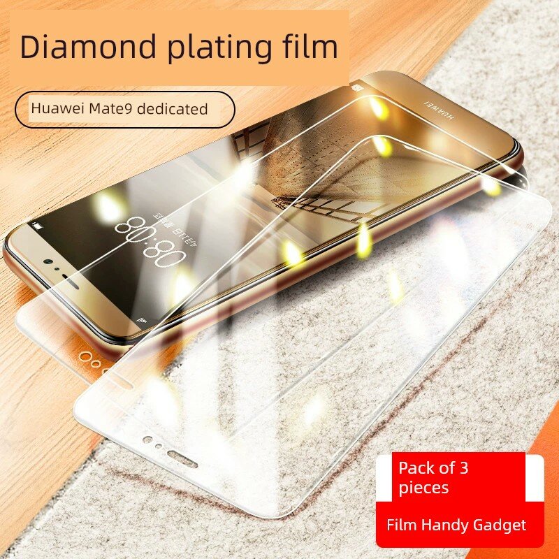 3-шт. Защитное стекло для Huawei Mate 10, Электропокрытие высокой прозрачности, Анти-отпечатки, В комплекте