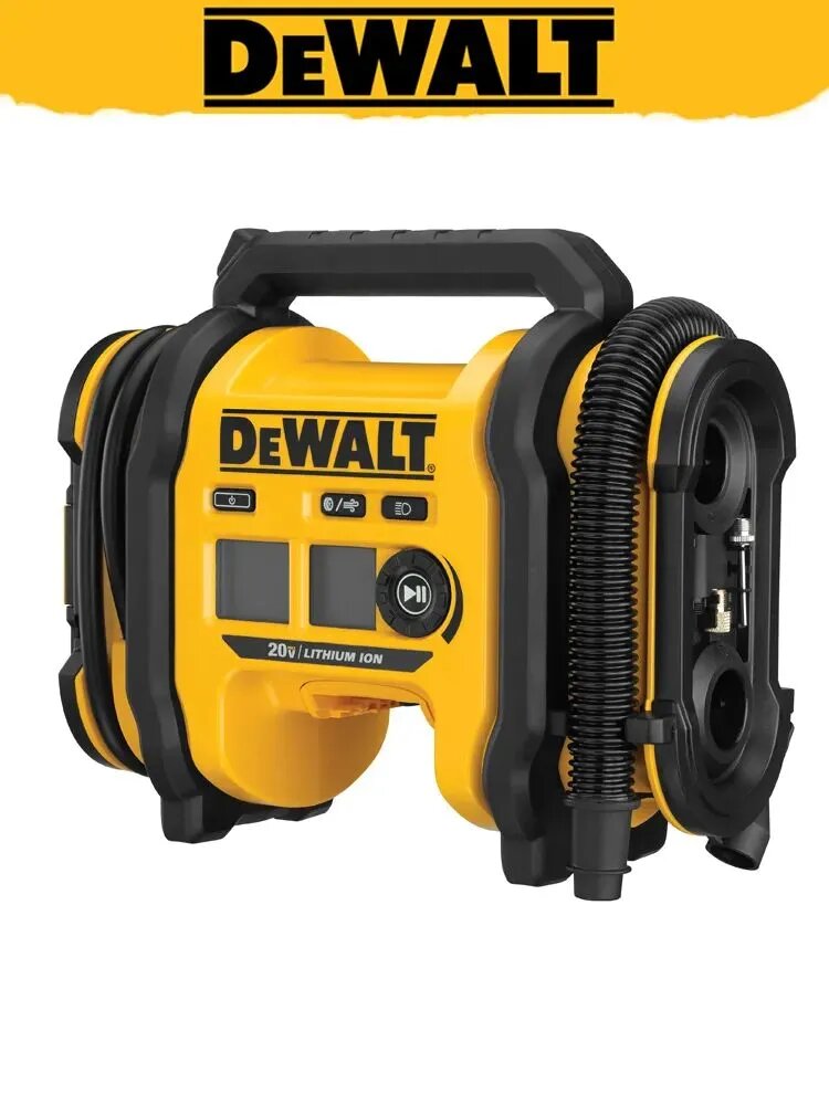 DEWALT DCC020IB-20V MAX Компрессор воздушный со светодиодной подсветкой, компактный портативный дизайн (только инструмент, для авто)