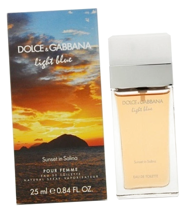 Женская туалетная вода Dolce & Gabbana Light Blue Sunset In Salina 25 мл - Дольче Габбана Лайт Блю