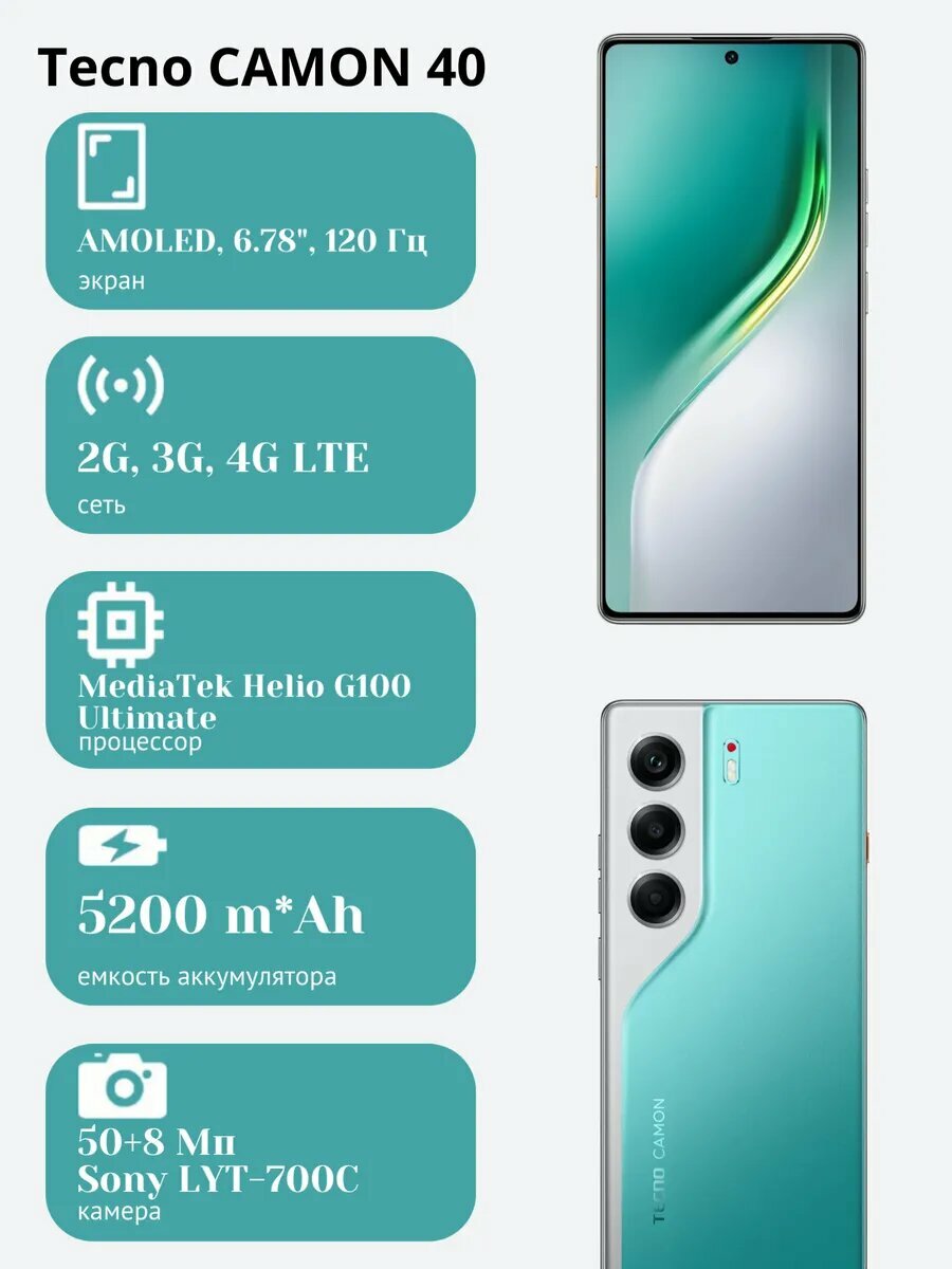 Camon 40 12/256 Ростест