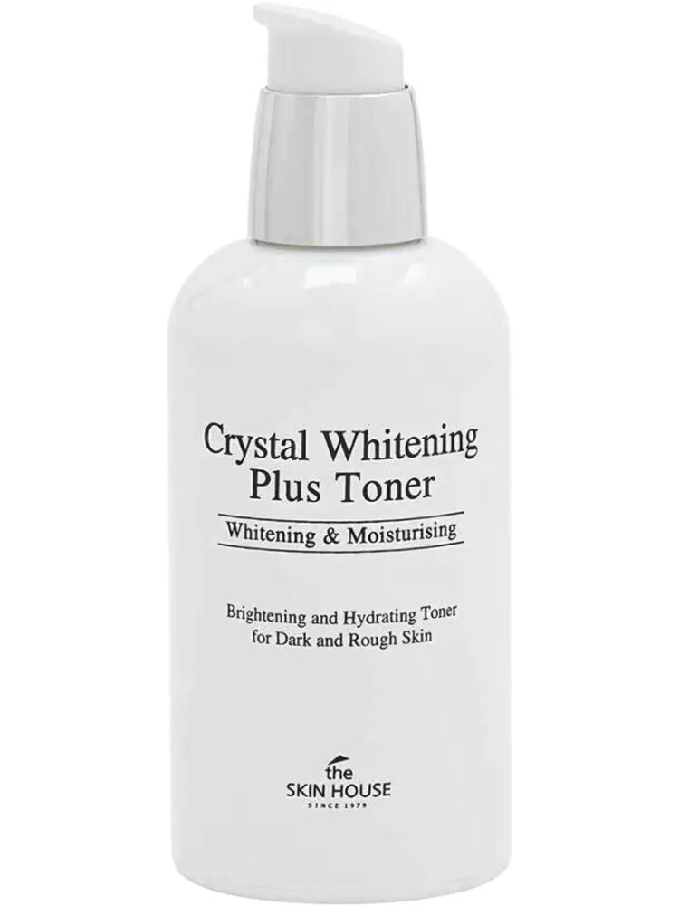 THE SKIN HOUSE Crystal Whitening Plus 130 мл, тонер для выравнивания тона лица