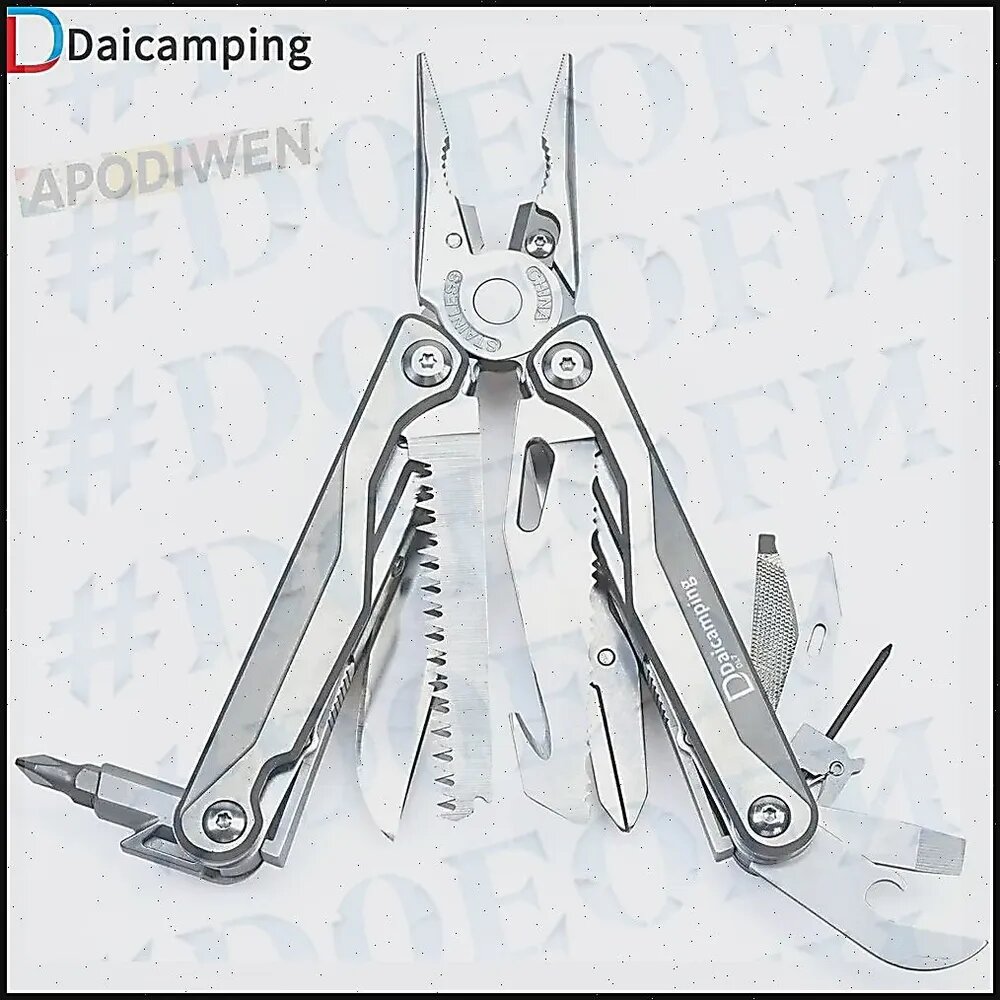 Daicamping DL7 мультитул нож складной плоскогубцы Apodiwen