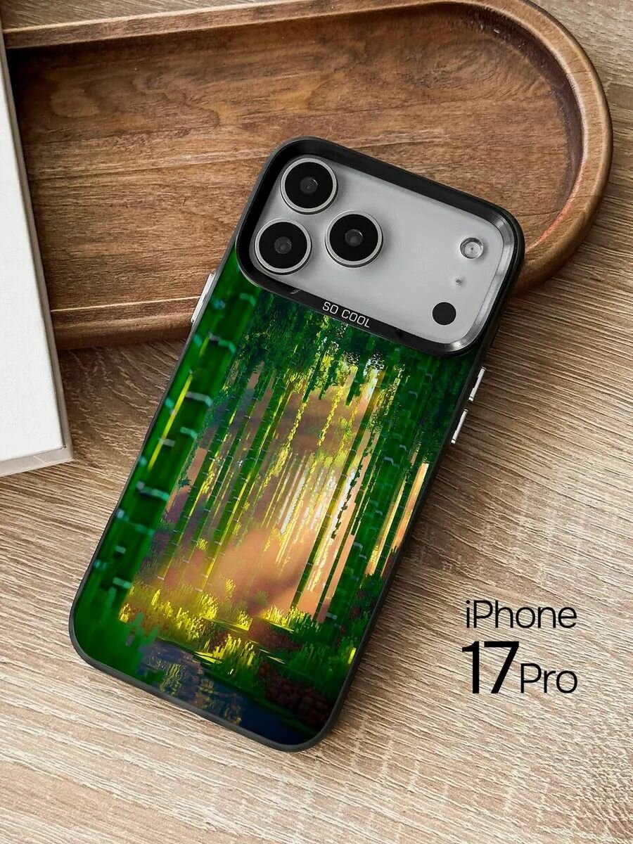 Чехол на iPhone 17 Pro minecraft