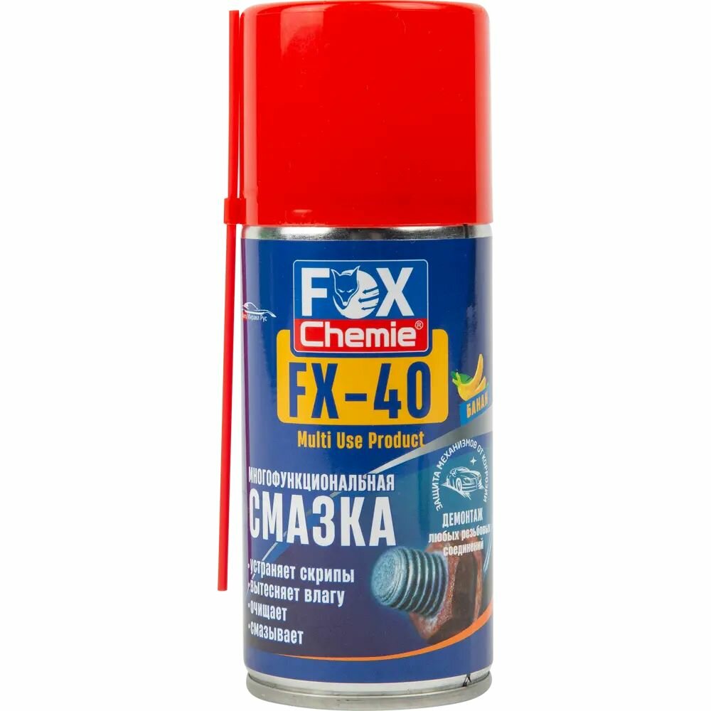 FOX CHEMIE Многофункциональная смазка, с ароматом банана, 210 мл