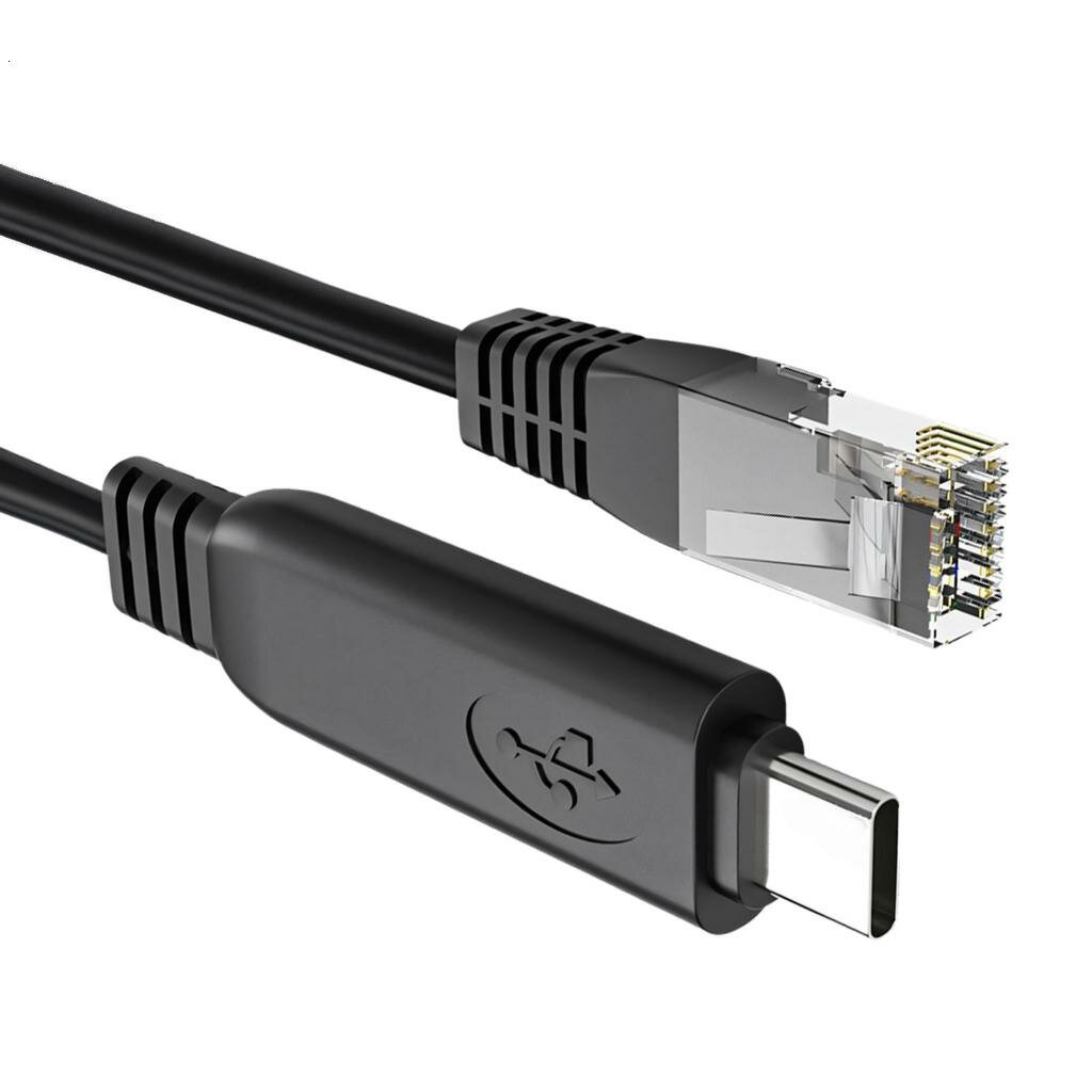 Высокоскоростной USB-C Ethernet-кабель 1000 Мбит/с, 1.5m - прямая голова