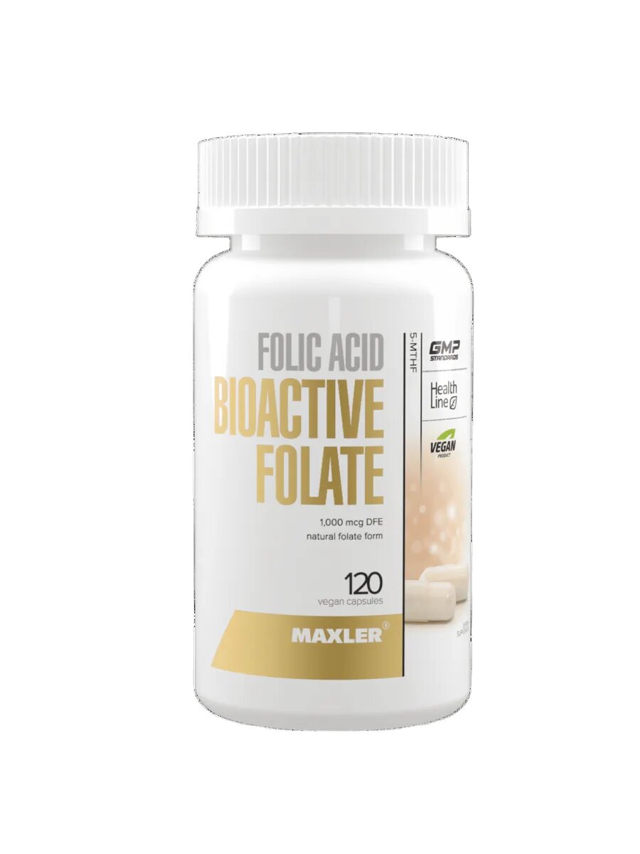 Макслер Фолиевая Кислота Биоактивный Фолат / Maxler Folic Ac
