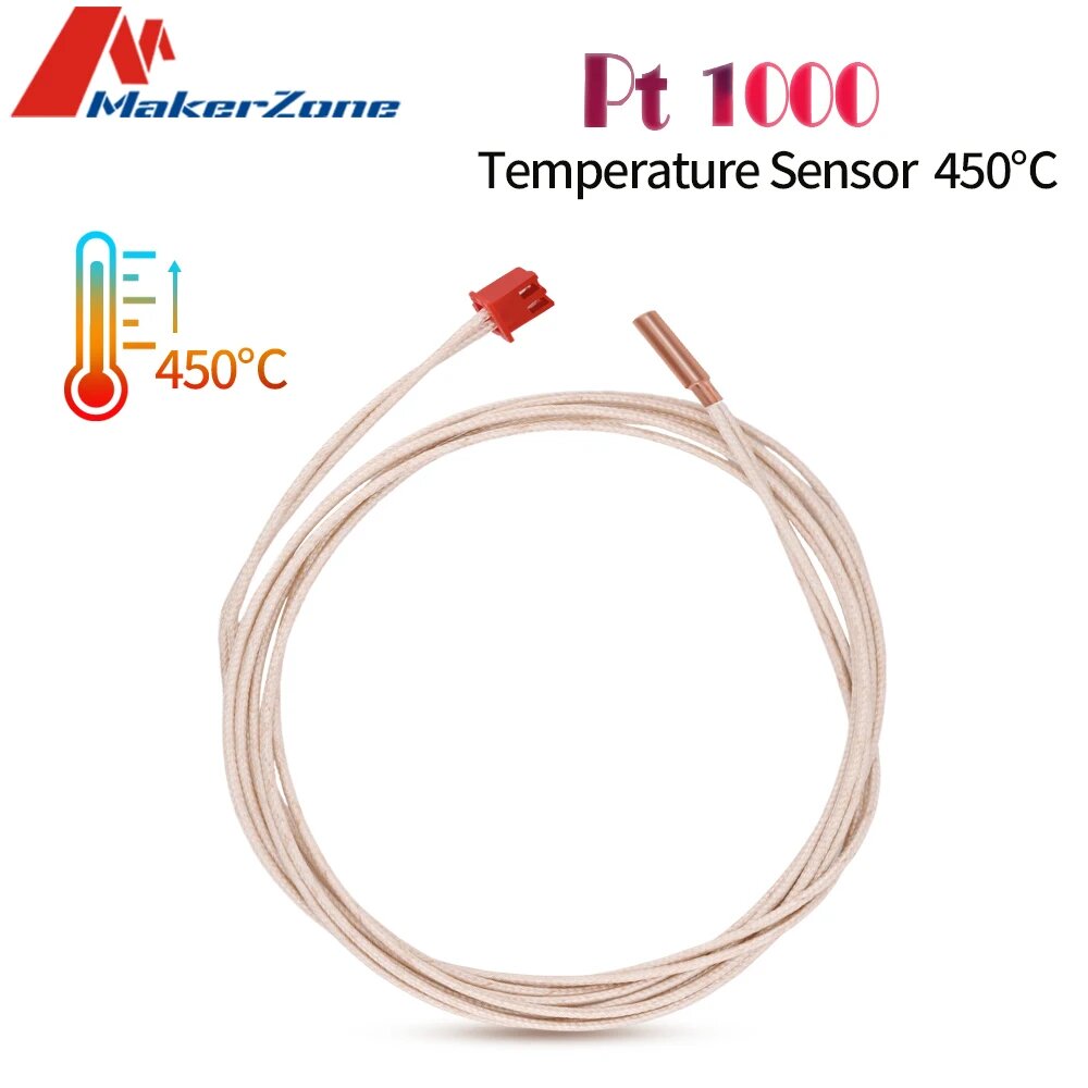 Датчик температуры Pt1000 MakerZone, 450°C, 2шт