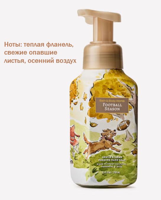 Bath and Body Works мыло пенка Football Season (259 мл)