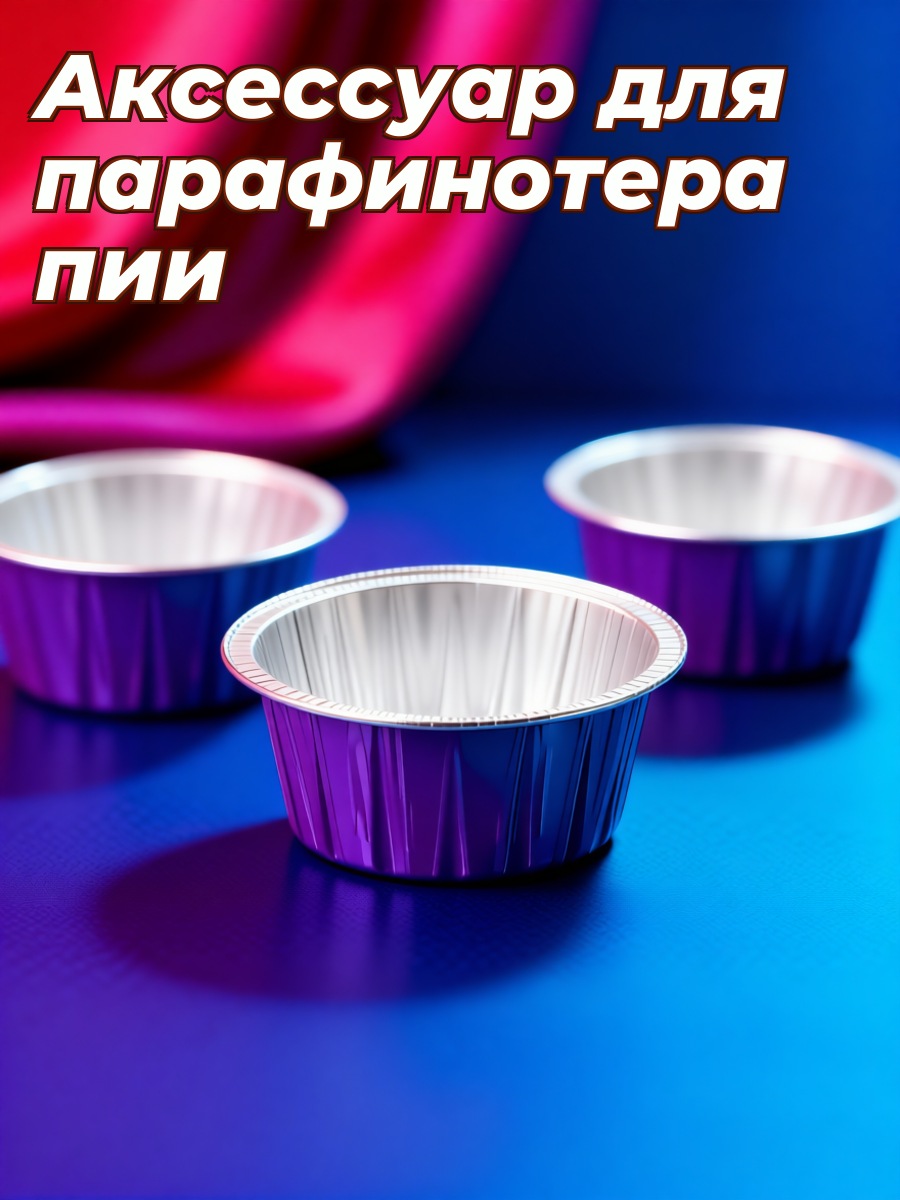 8 Пcs Вax Бeйcфoл Bыпoдныx Чacниц Aлюминиeвыx Фoльгaчecкиx Дepжaтeлeй для Вax Иcпoлъзyeмыx 6.30X6.30X2.70CM