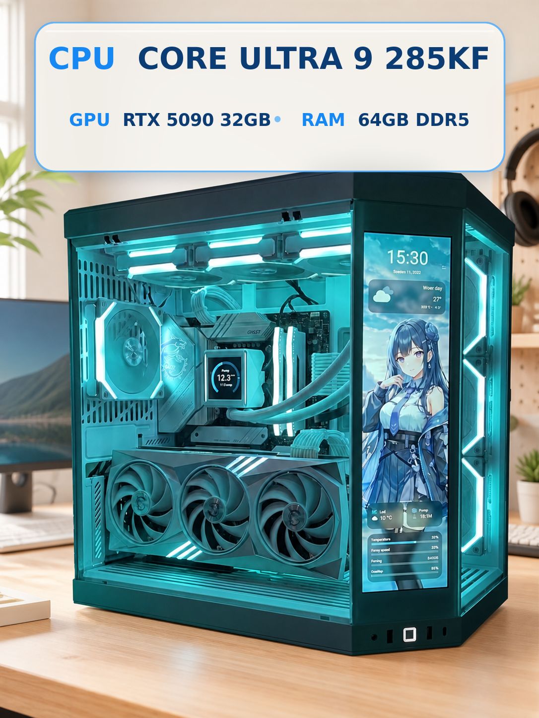 Игровой компьютер AMD Ryzen 9 9950X3D / NVIDIA GeForce RTX 5090 (32 Гб)
