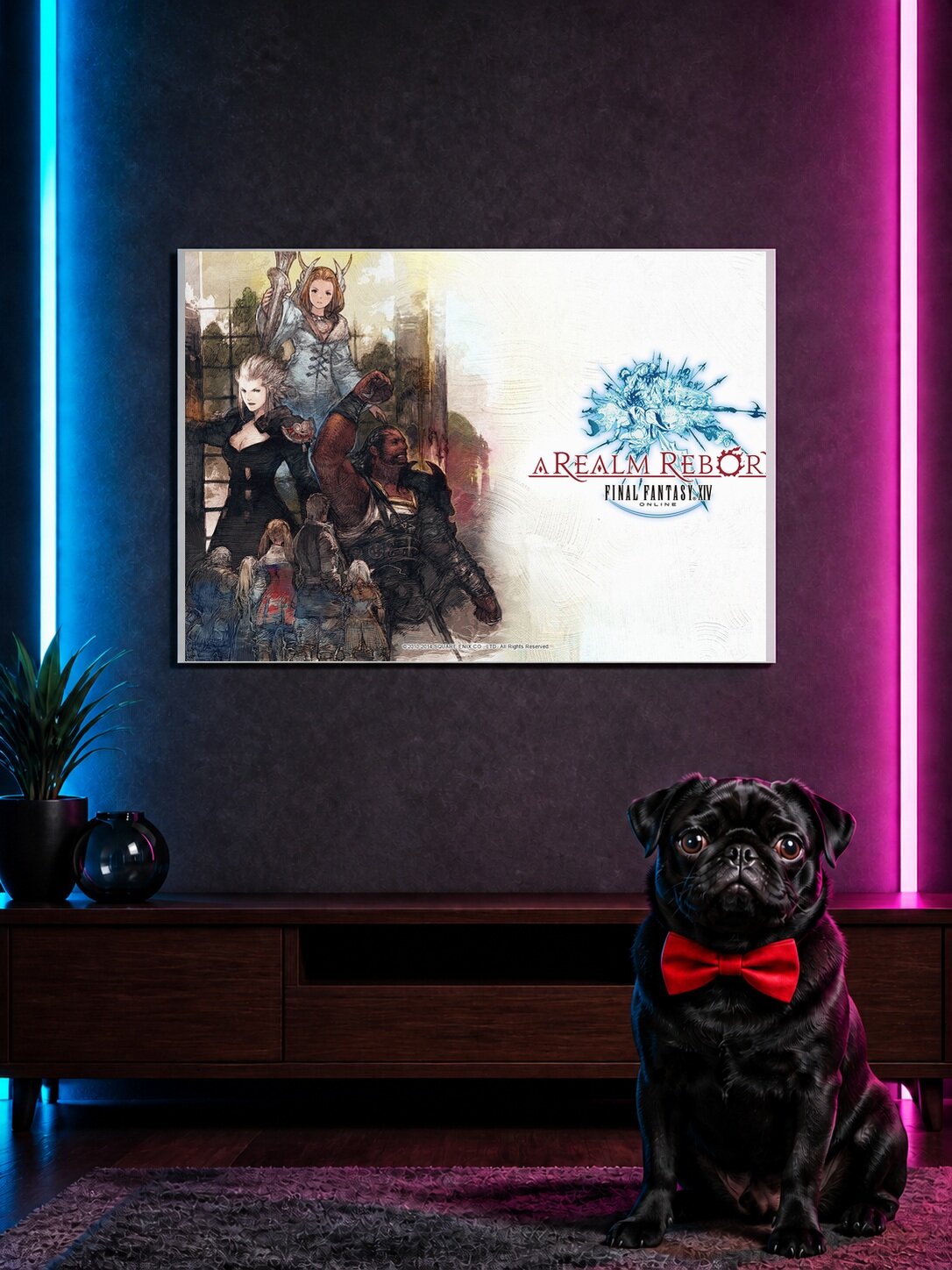 Плакат Fantasy Хроники — легендарные игровые мотивы A3